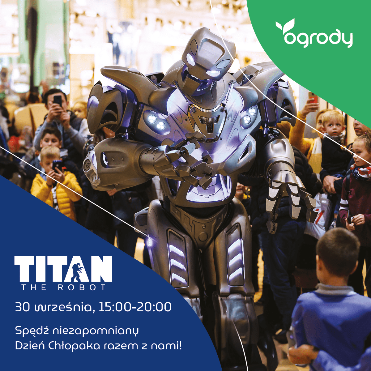 TITAN Robot w Ogrodach! | Centrum Handlowe Ogrody Elbląg